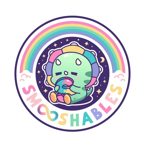 Designs | Design a Cute and Cuddly Logo for a Weighted Dinosaur Plushie ...
