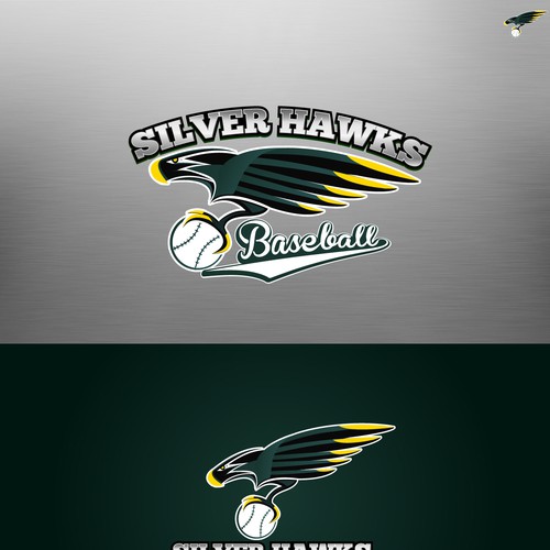 Baseball Team Logo - Silver Hawks | Logo design contest