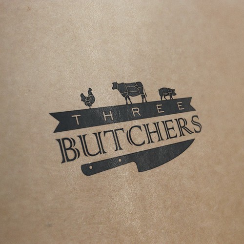 Designs | Three Butchers needs a new logo | Logo design contest