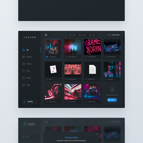 Design a beautiful "Dark-mode" UI for simple Mac app | App design contest