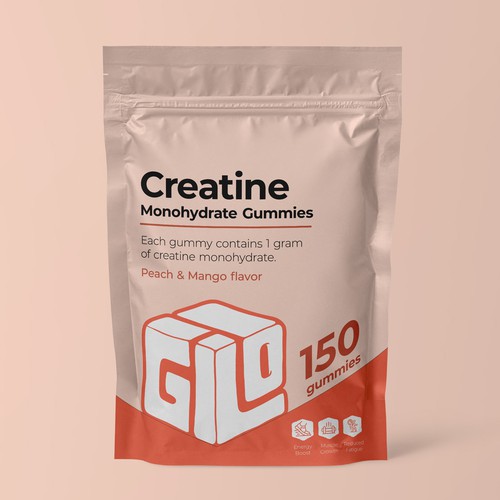 Designs | Bag Design for Creatine Monohydrate Gummy brand | Product ...