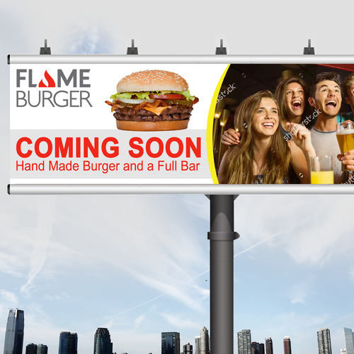 Design New Burger/Bar Billboard | Signage contest