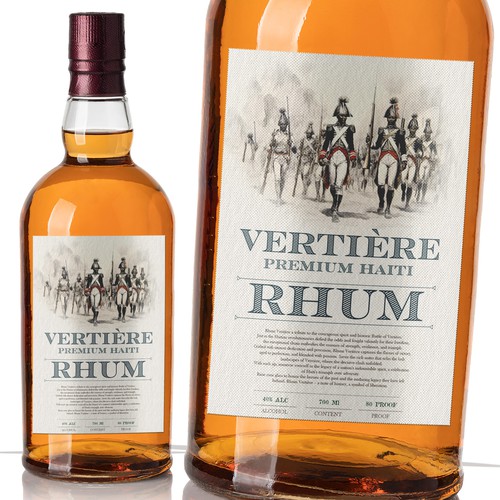 Designs | Label design for Rhum Vertiere | Product label contest