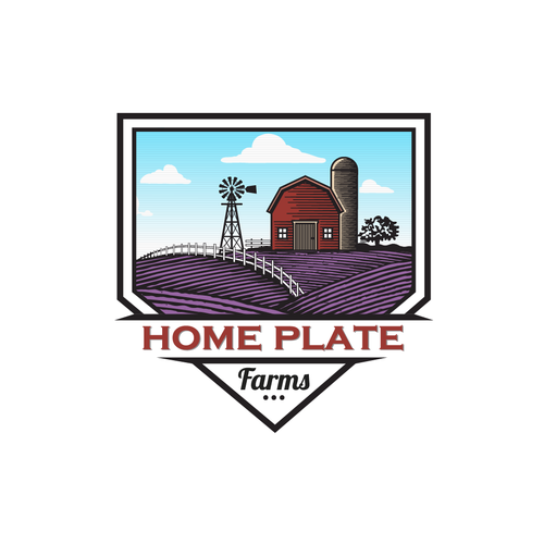 Home Plate Farms Needs Vintage, Classy Farm Setting Logo Needed. Think ...