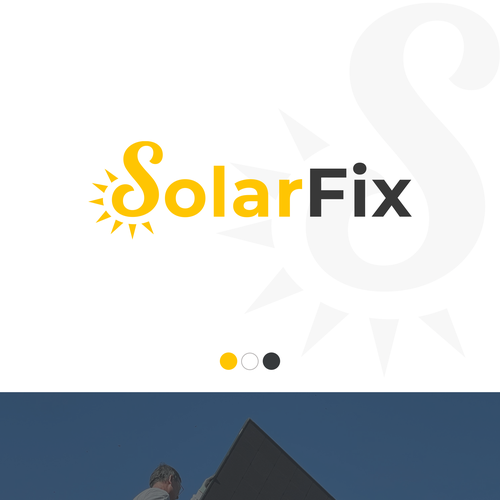 Designs | help us reveal the newest face of the solar repair industry - SolarFix | Logo design ...