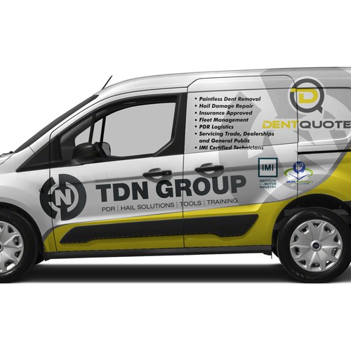 Vehicle Graphics for Ford Transit Connect | Voertuigwrap ontwerpwedstrijd