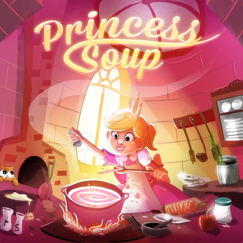 Designs | "Princess Soup" children's book cover design | Illustration ...