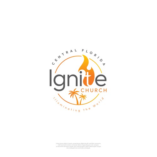 Ignite Church Logo Bold, Modern, Church Logo Design For Ignite By