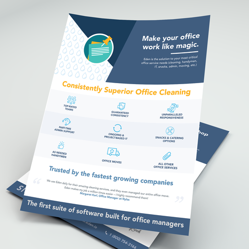 Design & layout a new 1-pager for a tech startup | Postcard, flyer or ...