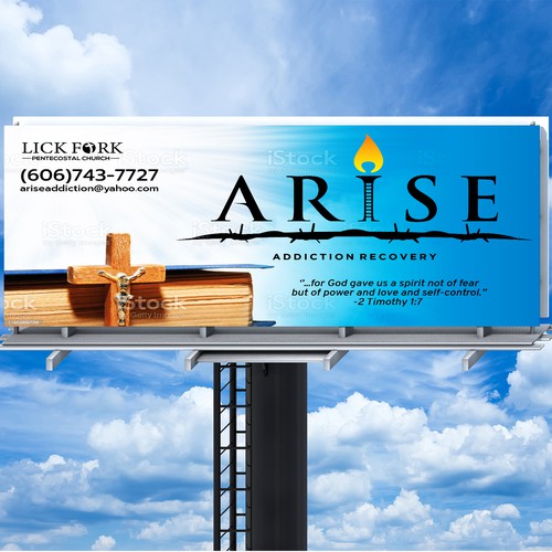 Designs | We need a bright, bold billboard for our church and addiction ...