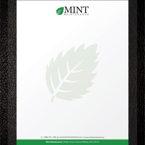 Letterhead creation for landscaping maintenance company | Stationery ...