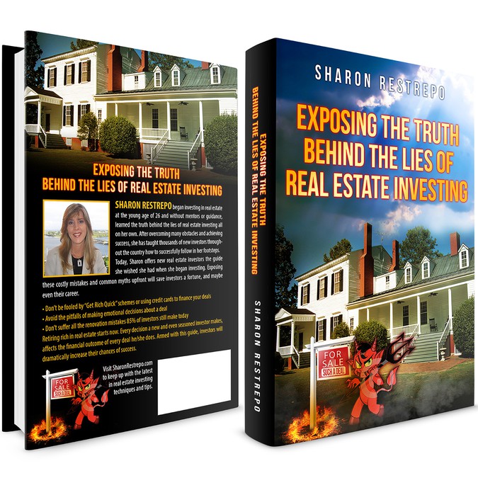 Exposing Myths in Real Estate Investing Book Cover Design | Book cover ...
