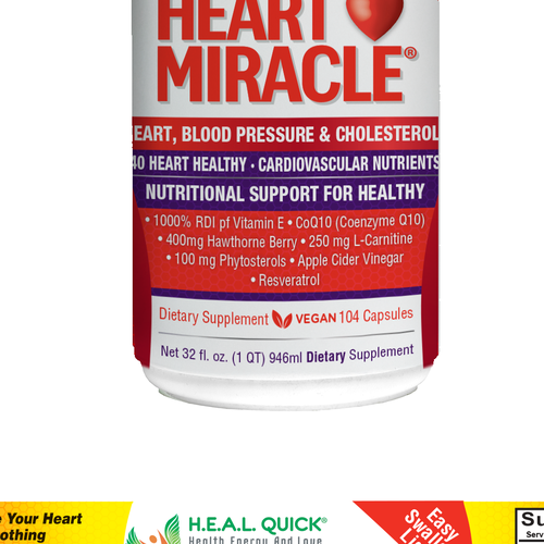 Designs | New look for Heart Miracle | Product label contest