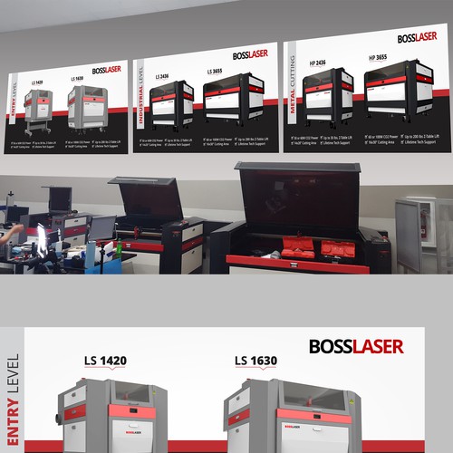Design 4x8' Laser Machine Banners | Poster contest