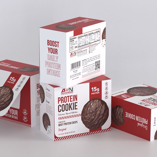 Designs | Simple designs for Protein Cookie Box | Product packaging contest