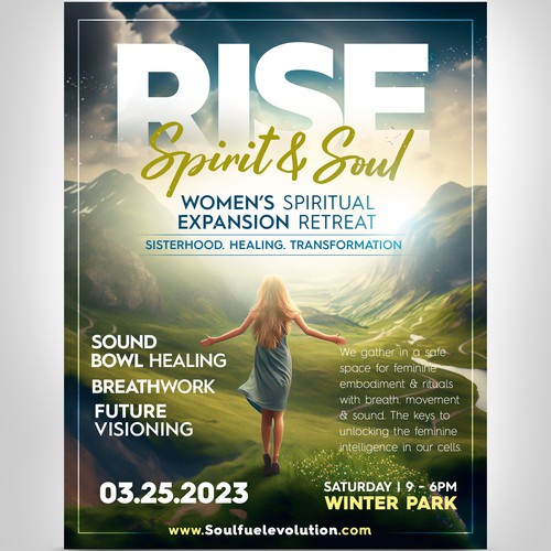 Designs | Spiritual Retreat Flyer | Postcard, flyer or print contest