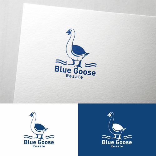 Designs | Create a Vintage-Modern Logo for Blue Goose Resale | Logo ...