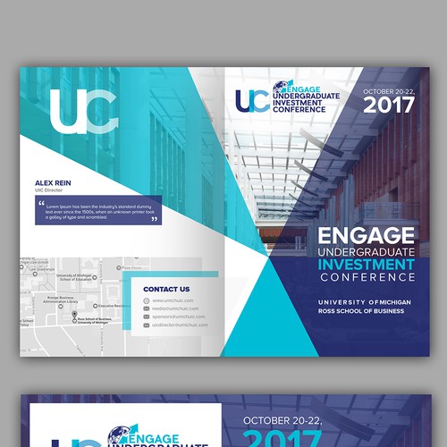 Design a conference program for the University of Michigan! | Brochure ...