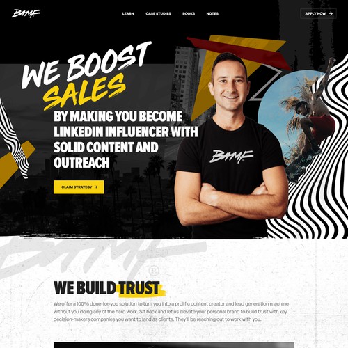 Designs | "BAMF.COM" Website Redesign | We need a badass new web design ...