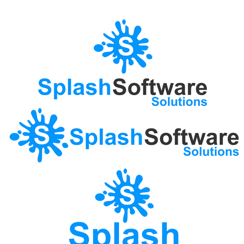 Design a bold minimalist logo for Splash Software Solutions | Logo ...