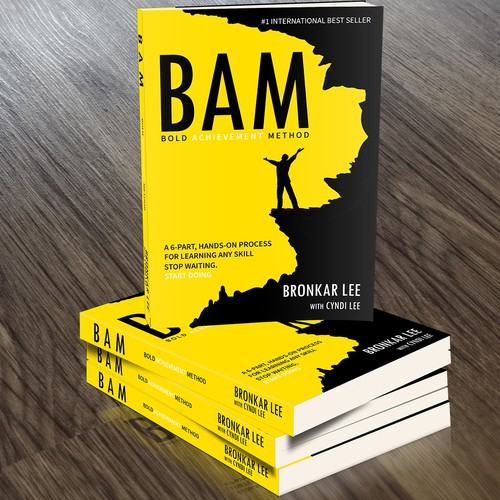 Create a BOLD, powerful, and fun book cover, back and spine for Bronkar ...