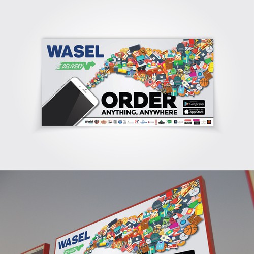 Delivery Based App - Design a Unique Billboard | Signage contest