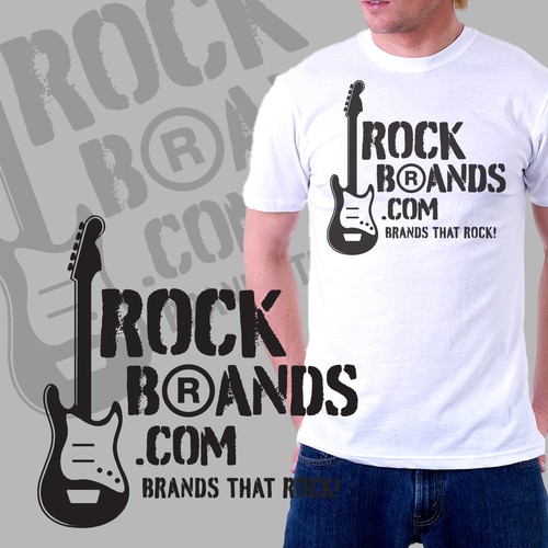 Create a Fun, Rocking logo for ROCK BRANDS .com | Logo design contest