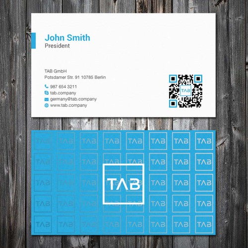 TAB Business Card | Business card contest