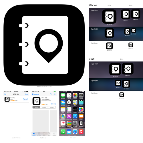 Travel planner app icon | Icon or button contest