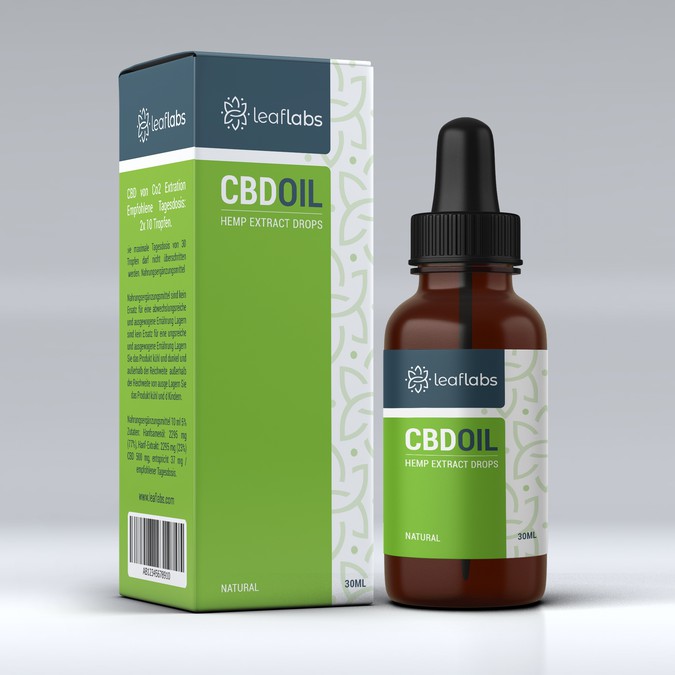 Design a medical retail packaging for a CBD Oil/Medical Marijuana ...