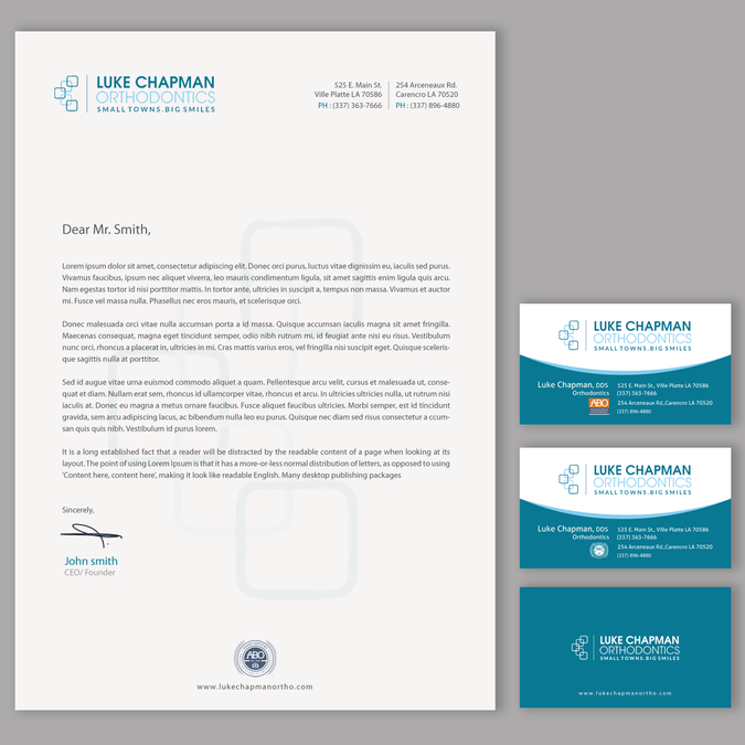 Sleek, contemporary letterhead and stationary for a young, progressive ...
