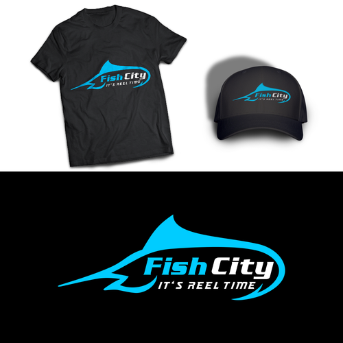 Fish City Logo - It's Reel Time! Sport Fishing Design | Logo design contest