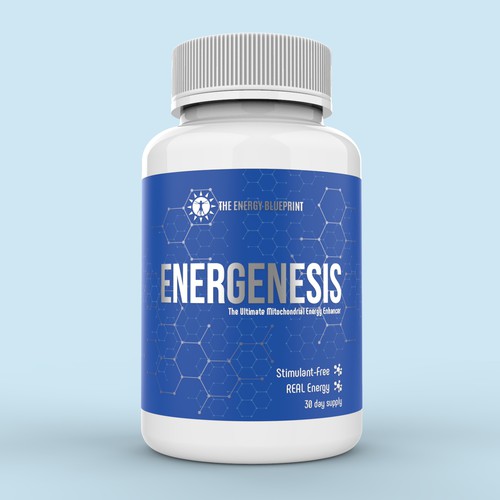 Design the label for the best energy enhancing nutritional supplement ...