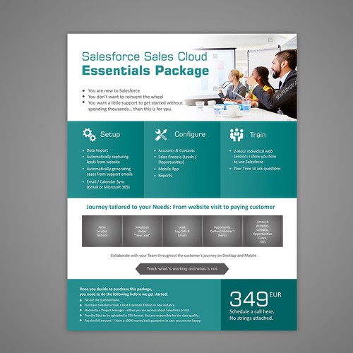 Design a one page promo package for a Salesforce Consultancy | Postcard ...