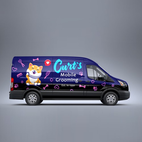 Designs | Mobile Grooming Truck Design | Car, truck or van wrap contest