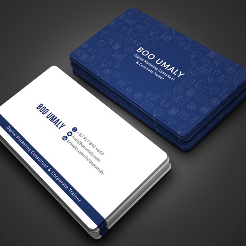 Simple business card for a corporate consultant practice | Business ...