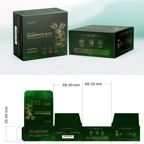 Designs | Design and luxury shampoo bar box | Product packaging contest