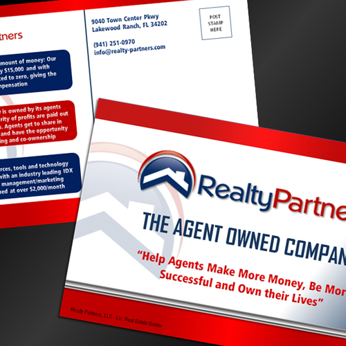 Amazing Recruiting Postcard for Real Estate Brokerage Firm | Postcard ...