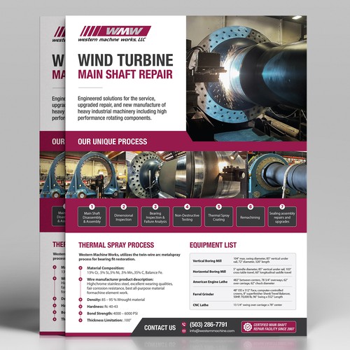 Designs | Wind Turbine Services Flyer | Postcard, flyer or print contest