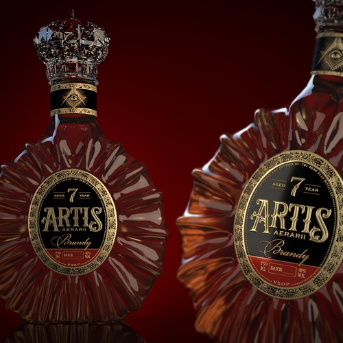 Designs | Brandy Bottle label design | Product packaging contest