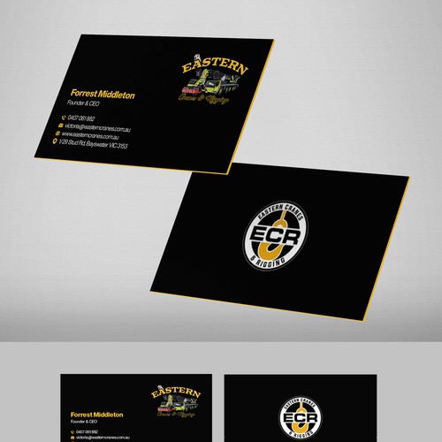 Designs | Eastern Cranes & Rigging | Business card contest