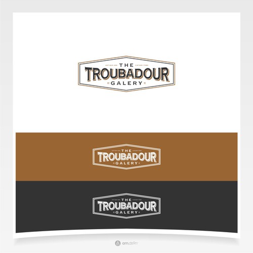 The Troubadour Gallery Logo | Logo design contest
