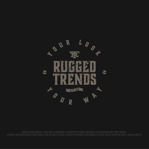 Create a Stylish and creative design for Rugged Trends Clothing | Logo ...