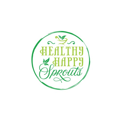 Logo for Healthy Happy Sprouts | Logo design contest