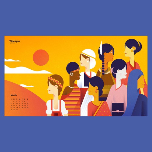 Designs | Multiple winners! Design a page for our 2023 calendar 💖 ...