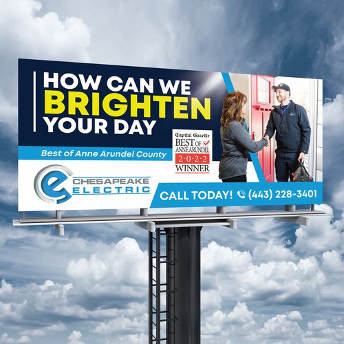 Designs | Chesapeake Electric Billboard | Signage contest