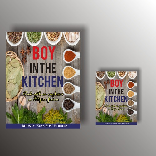 Book Cover for cookbook - Boy In The Kitchen: Cook with an emphasis on ...