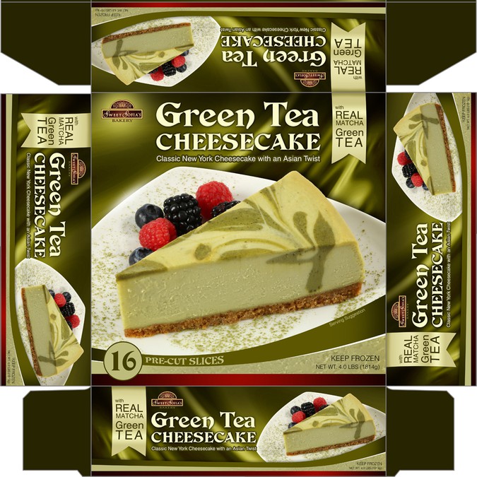 Green Tea Cheesecake Package Design | Product packaging contest