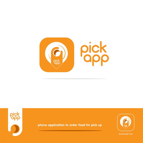Pick App needs a logo so that the food gets picked up | Logo design contest