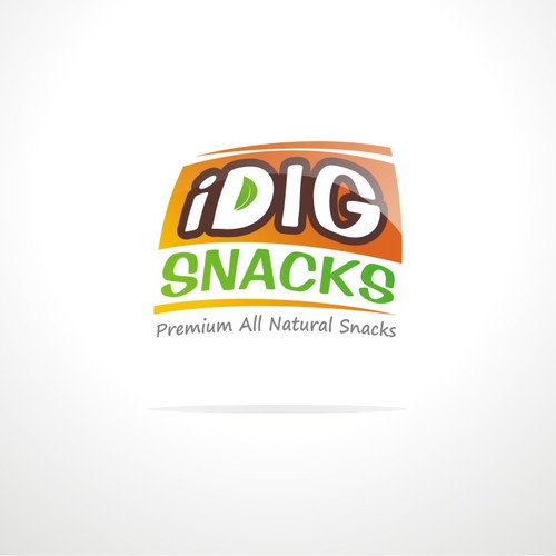 logo for I DIG SNACKS | Logo design contest